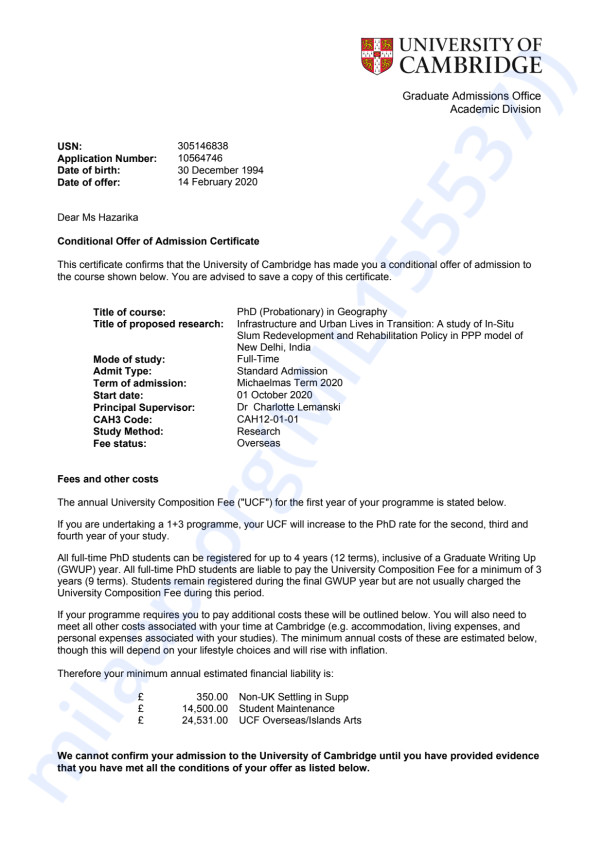 Naomi my daughter, to Cambridge University and beyond | Milaap