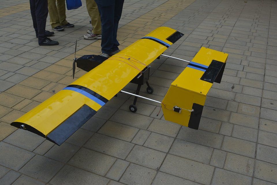 2015 model RC airplane (unique inverted U-Tail design.)
