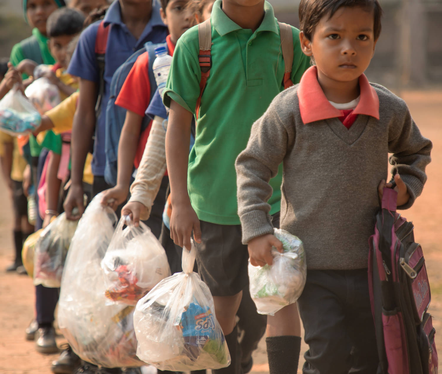 The plastic is processed at the school Recycling Center , which employs ...