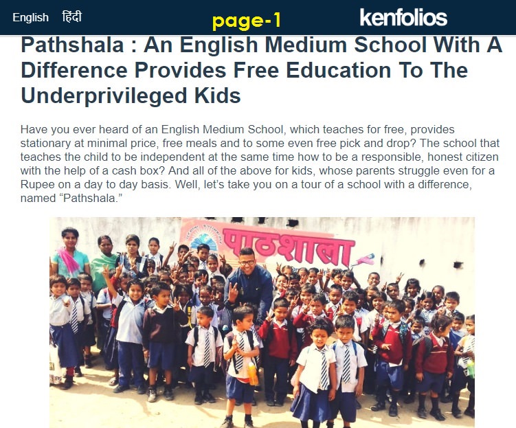 Some Stories of Pathshala